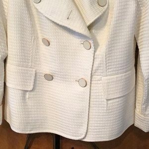 Talbots | Jackets & Coats | Talbots Winter White Doublebreasted Jacket ...